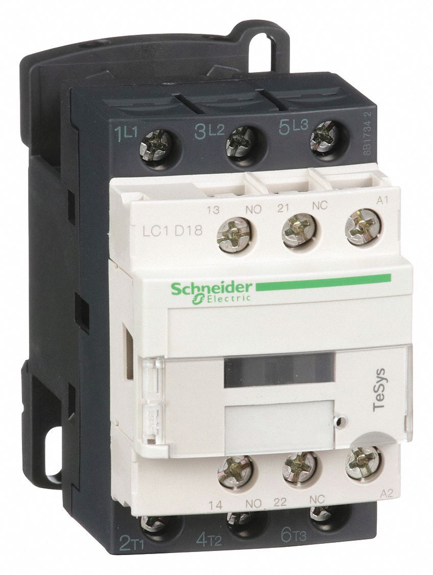 SCHNEIDER ELECTRIC 480V AC IEC Magnetic Contactor; No. of Poles 3 ...
