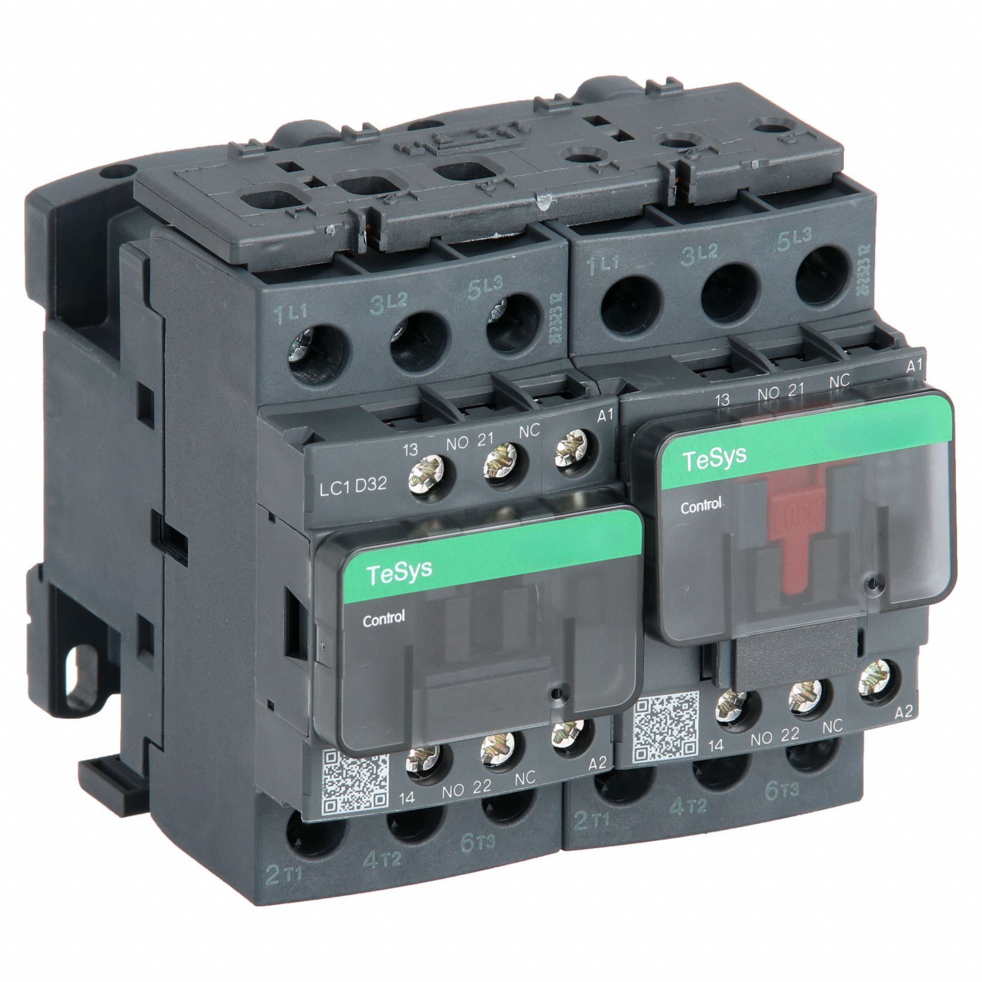 SCHNEIDER, Reversing, 3 Poles, IEC Magnetic Contactor - 2MMW4|LC2D32G7 ...