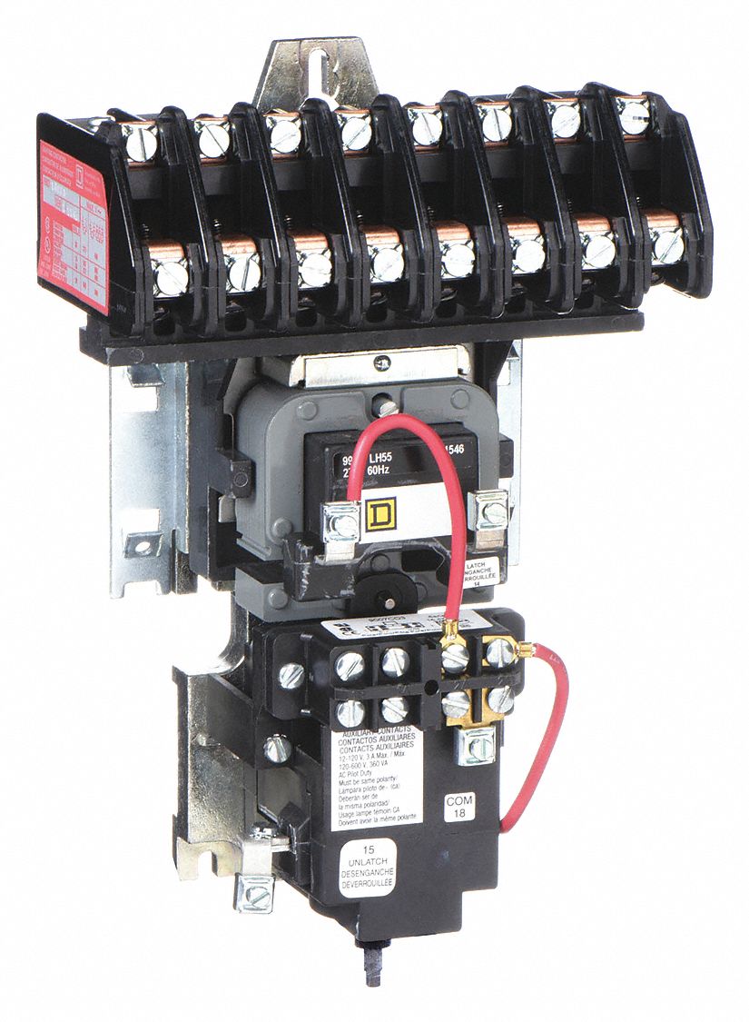 SQUARE D, 8 Poles, 277V AC, Lighting Magnetic Contactor - 2MNC7 ...