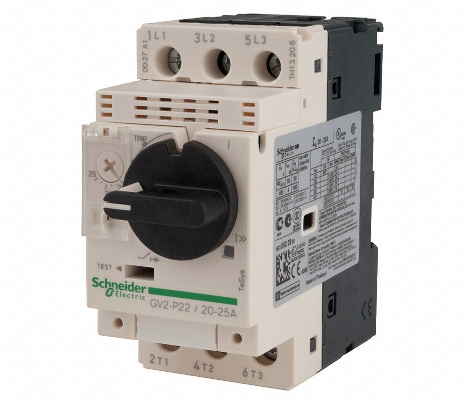 SCHNEIDER ELECTRIC Arrancador de Motor Manual,20A 25A,600V ...