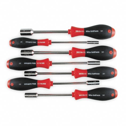 Nut Driver Set, Number of Pieces 7 - Grainger