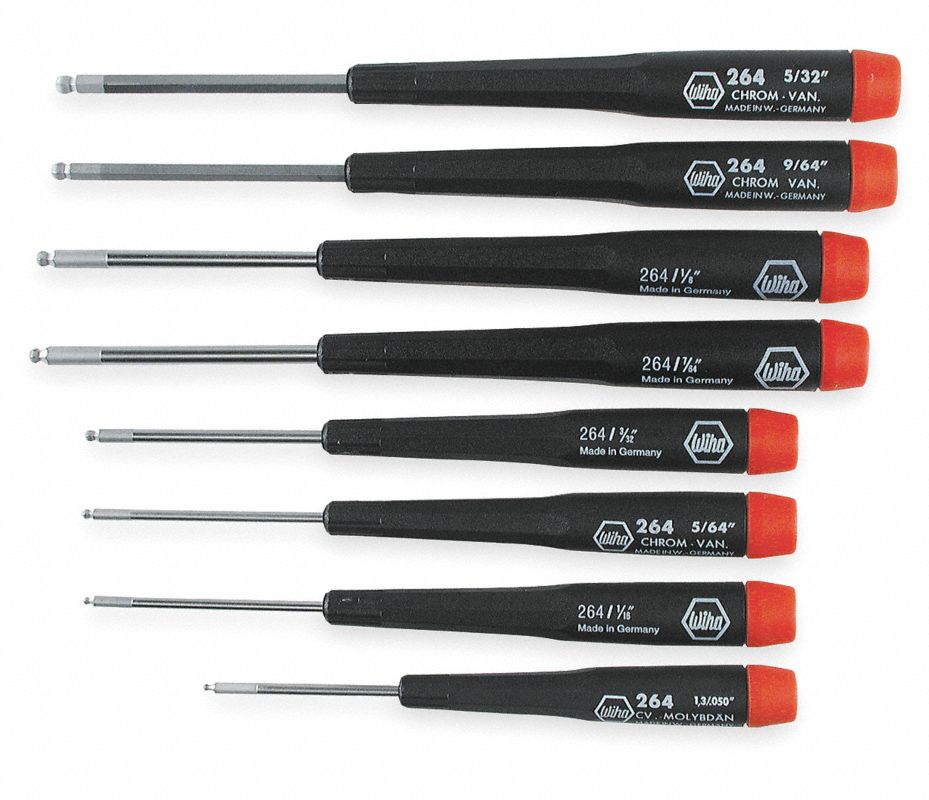 WIHA TOOLS Juego de Desarmadores de Precisión, Estilo de Punta ...