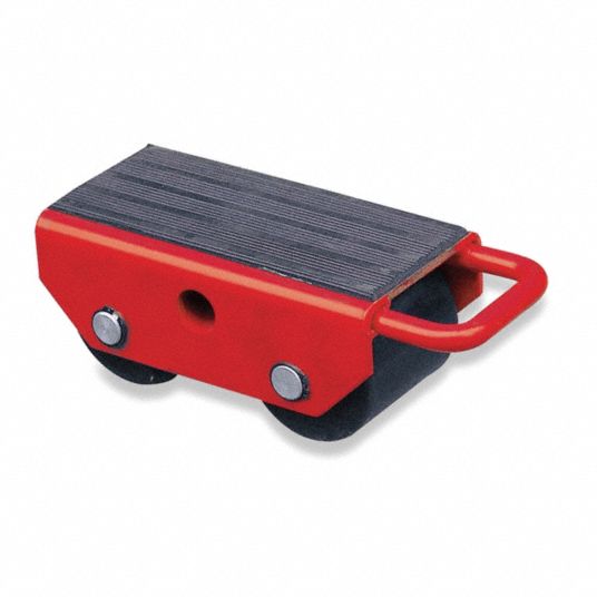 DAYTON, 5,500 lb Load Capacity, 4 1/8 in Deck Ht, Machine Roller ...