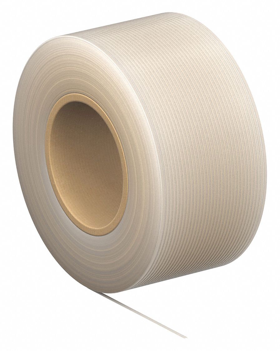 1/4 in Strapping Wd, 0.016 in Thick, Plastic Strapping - 2MPV9|SP 216 ...