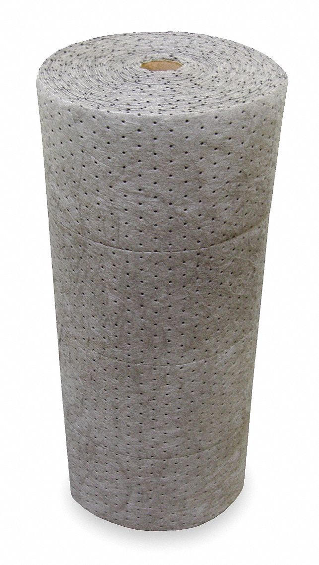 OIL-DRI, 1,800 in x 30 in Pad Size (L x W), Polypropylene, Sorbent Roll ...