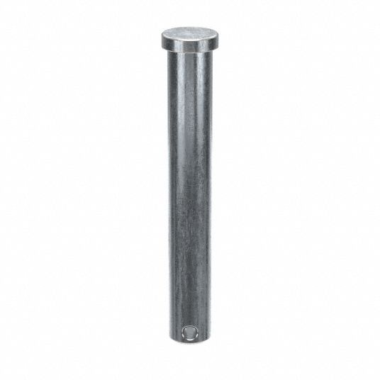 Inch, 1/2 in Pin Dia, Clevis Pin,3.5 in L,Steel 0.5in dia,PK10 - 2MUP3 ...