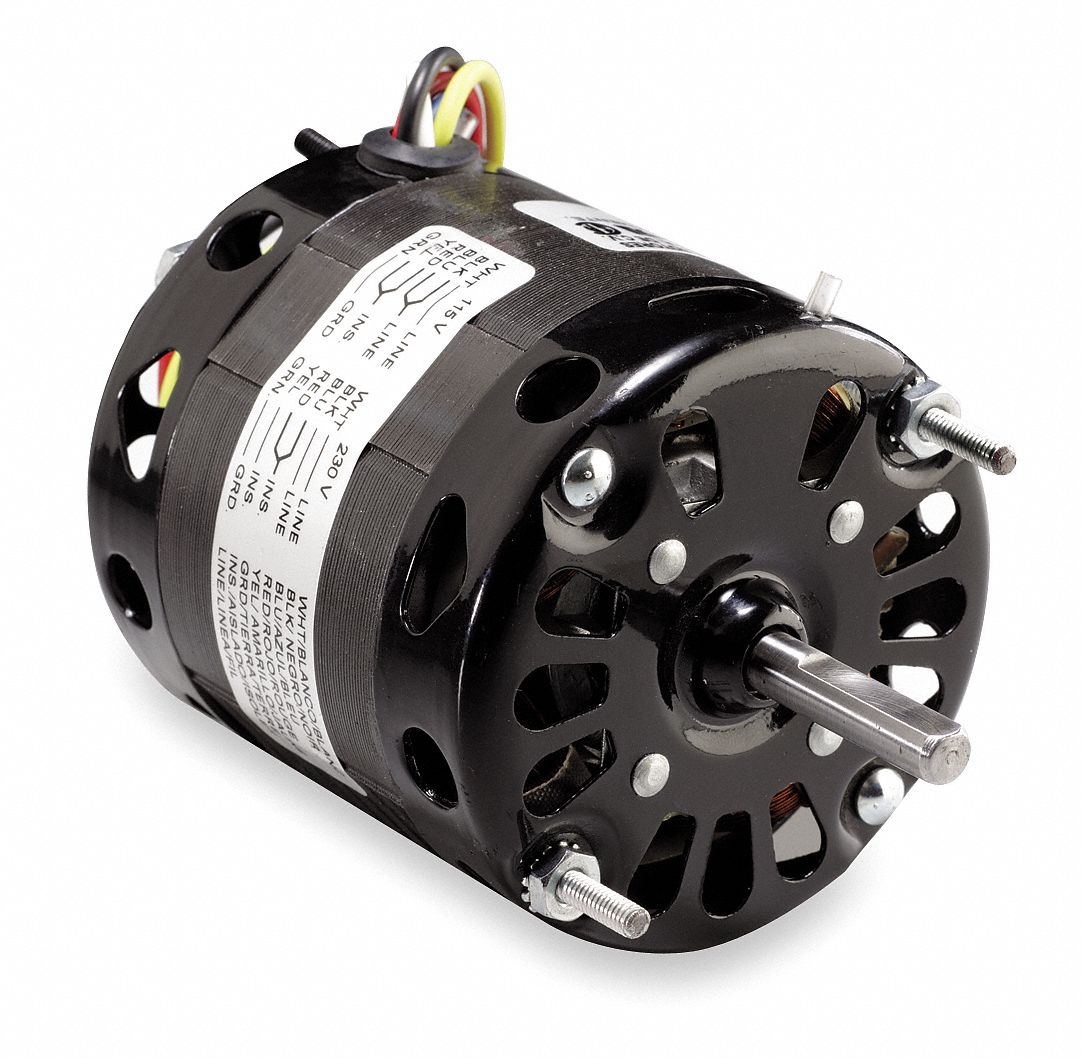 1/12 HP Direct Drive Blower Motor, 1550 Nameplate RPM, 115/230 Voltage ...