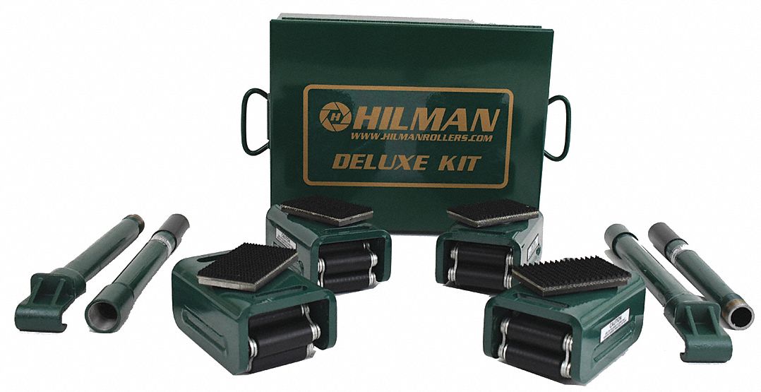 HILMAN ROLLERS MACHINE ROLLER KIT,CARBON STEEL,8000 LBS - HLNKNRS44S ...