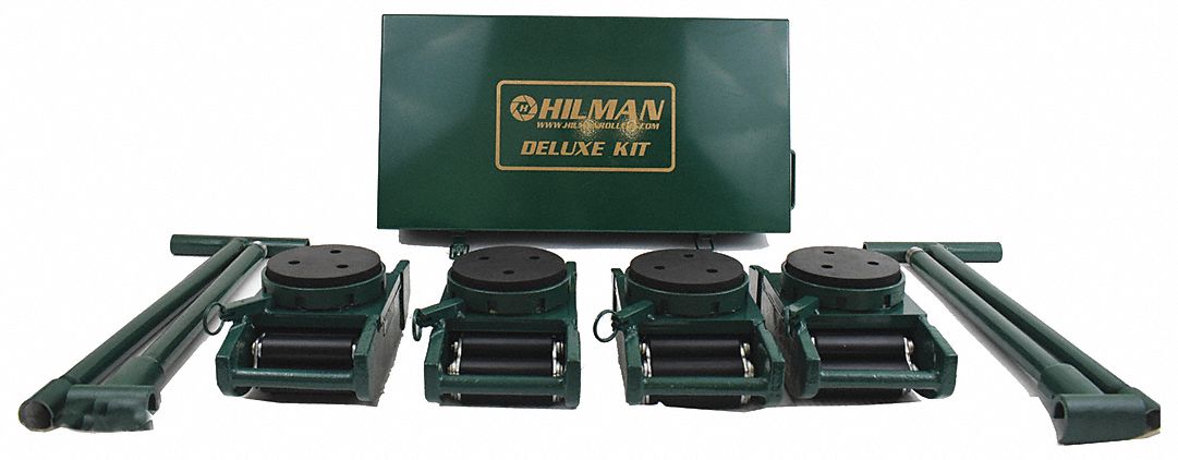 HILMAN ROLLERS, 48,000 lb Load Capacity, 5 7/8 in x 5 7/8 in, Machine ...