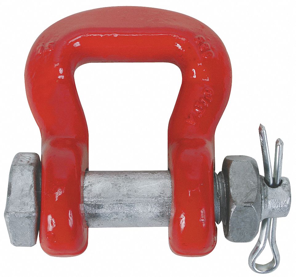 Safety Shackle, Alloy Steel Body Material, Alloy Steel Pin Material, 1 ...