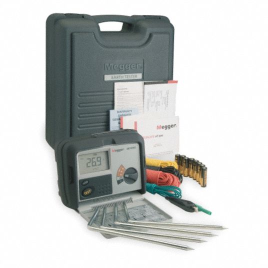 Earth Ground Tester,128 Hz,100VAC - Grainger