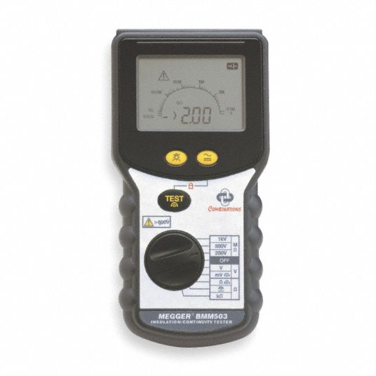 Insulation Multimeter, 250 to 1000VDC - Grainger