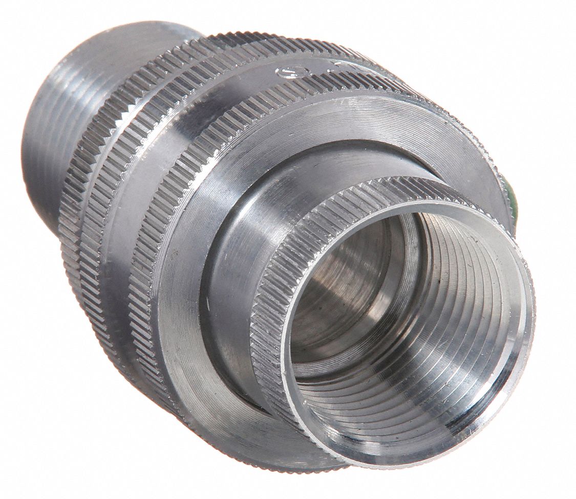 Aluminum, GUM, Straight Union - Conduit to Box - 2NA46|GUM-1 - Grainger