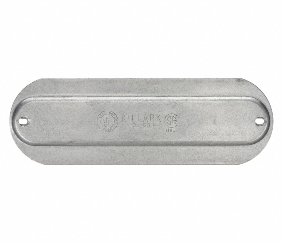 HUBBELL KILLARK Cubier,2 pulg.,Enroscado,Acero,UL E3397 - 2NA98 | OL-60 ...