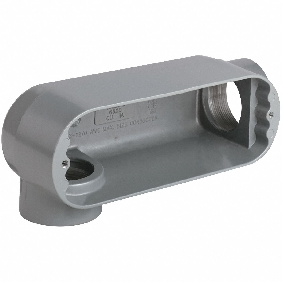 HUBBELL KILLARK Conduit Outlet Body: Aluminum, 3/4 in Trade Size, LR ...