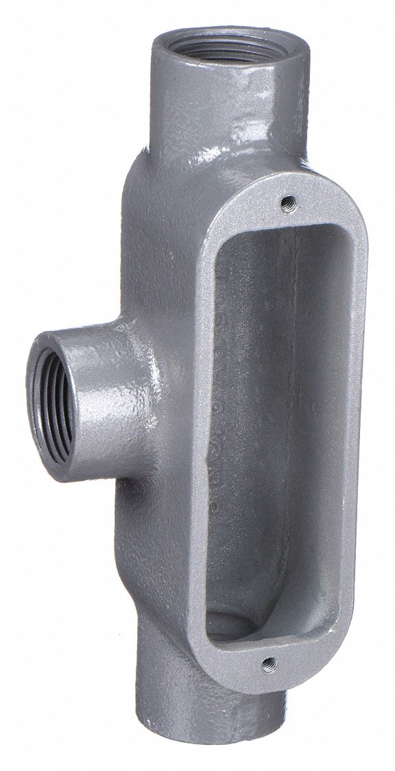 Iron, 1 in Trade Size, Conduit Outlet Body - 2NB57|OT-3M - Grainger
