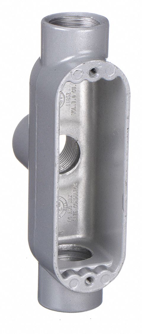 Aluminum, 1/2 in Trade Size, Conduit Outlet Body - 2NB71|OTB-1 - Grainger