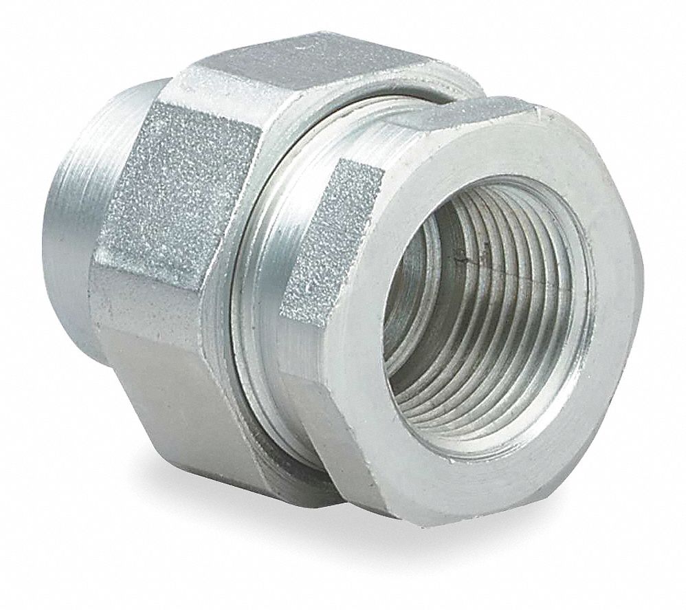 HUBBELL KILLARK Straight Union - Conduit to Conduit: Steel, 3/4 in ...