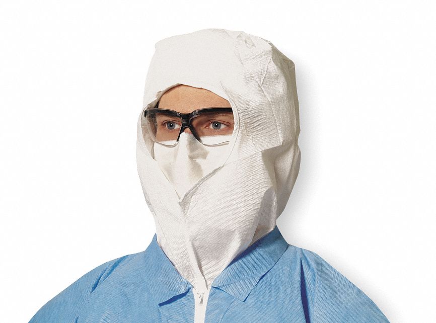 Cleanroom Hood, Universal, White, PK 100 - Grainger