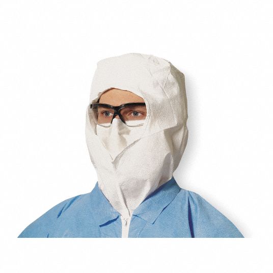 Cleanroom Hood, Universal, White, PK 100 - Grainger