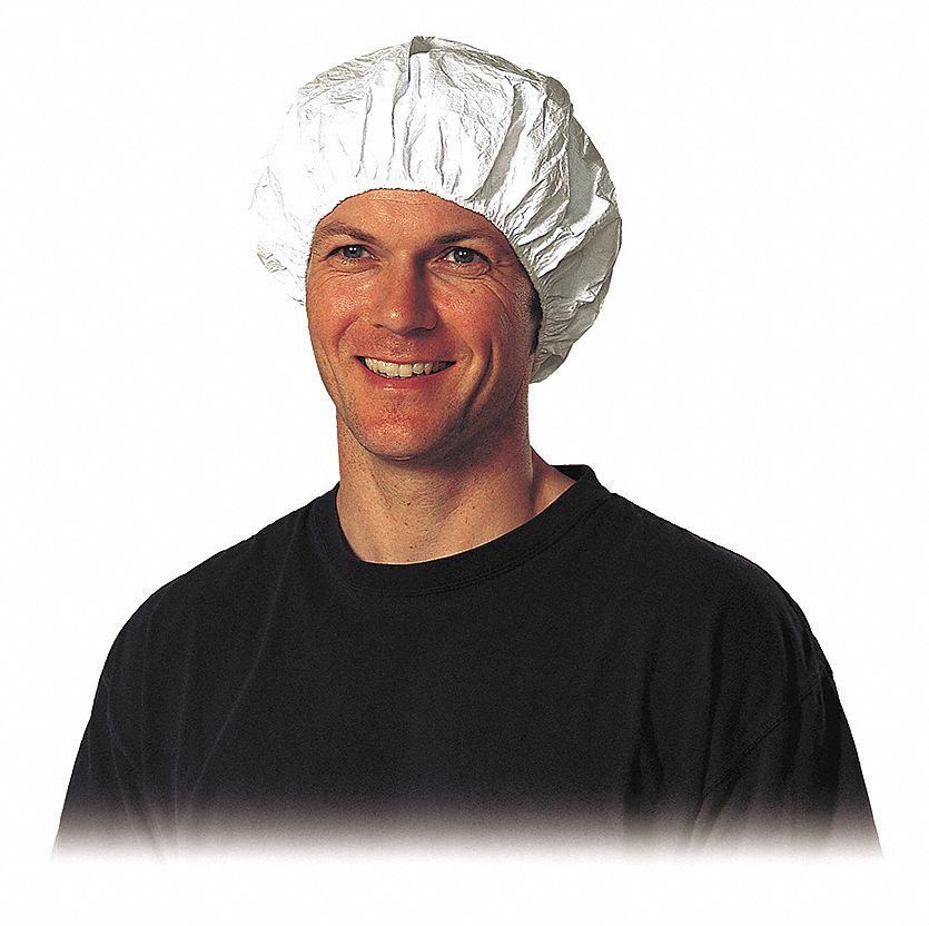 Cleanroom Bouffant Cap, PK 150 - Grainger