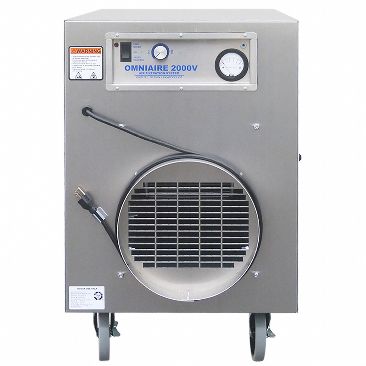 OMNITEC DESIGN INC. Industrial Air Scrubber: 70 dB Max Noise Level ... OMNITEC DESIGN INC. Industrial Air Scrubber: 70 dB Max Noise Level ...