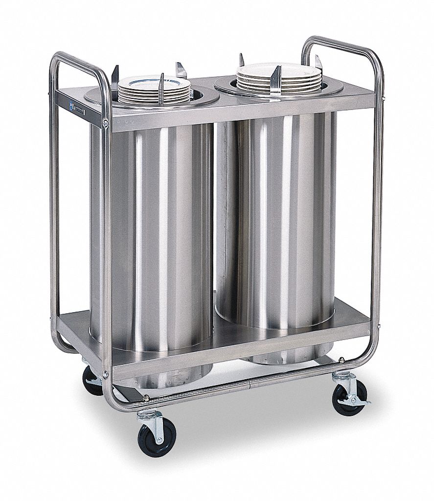 LAKESIDE, Unheated, 12 in Plate Size, Plate Dispenser Cart - 2NKE2|774 ...