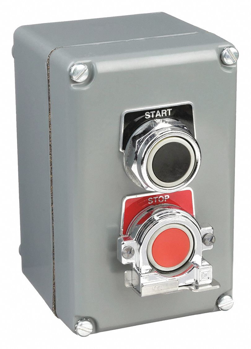 SCHNEIDER ELECTRIC, (2) Push Buttons, 0 Pilot Lights, Control Station - 2NMD1|9001KYK23 - Grainger