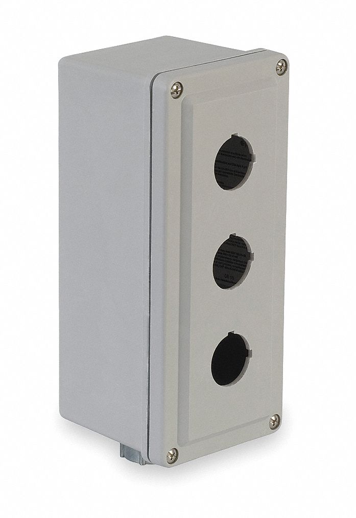 SCHNEIDER ELECTRIC Pushbutton Enclosure: Plastic, 1 Columns, 3 Holes ... SCHNEIDER ELECTRIC Pushbutton Enclosure: Plastic, 1 Columns, 3 Holes ...