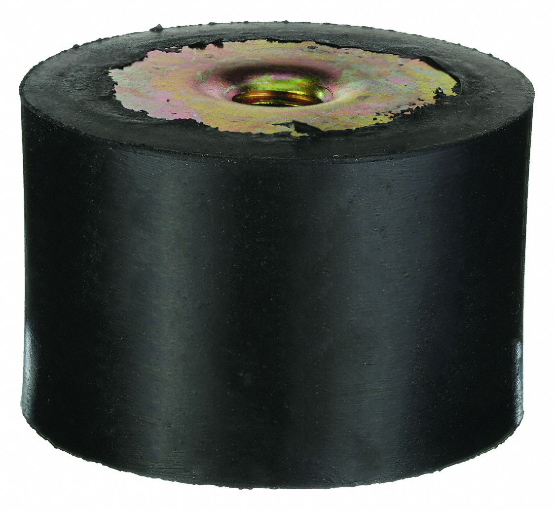 Cylindrical, Female x Female Style, Vibration-Isolating Mount - 2NPD6 ...