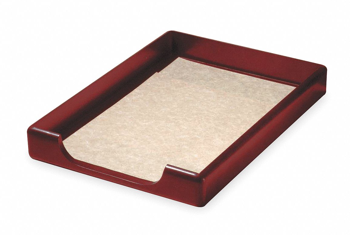 ROLODEX, 1 Compartments, Wood, Letter Tray - 2NRH2|23360 - Grainger