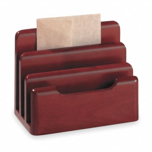 ROLODEX, 3 Compartments, Wood, File Holder - 2NRH6|23420 - Grainger