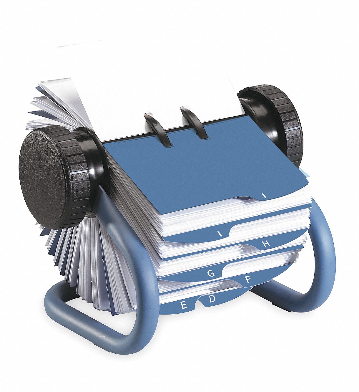 Rotary Card File, 400 Ct, Metal - Grainger