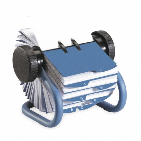 ROLODEX Rotary Card File, 400 Ct, Metal - 2NRK7|63299 - Grainger