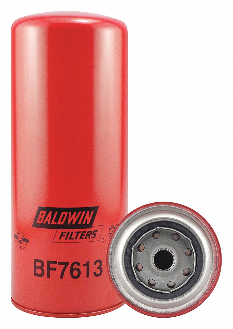 BALDWIN FILTERS, Spin-On, 4 1/4 in Outside Dia, Fuel Filter - 2NTY6 ...
