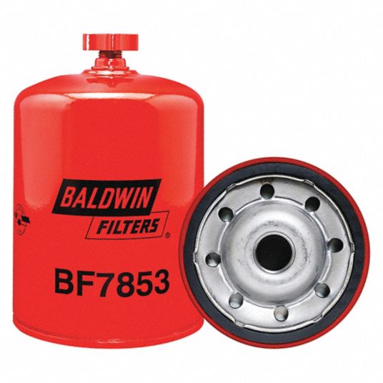 BALDWIN FILTERS, Spin-On, 4 1/4 in Outside Dia, Fuel Filter - 2NVF2 ...