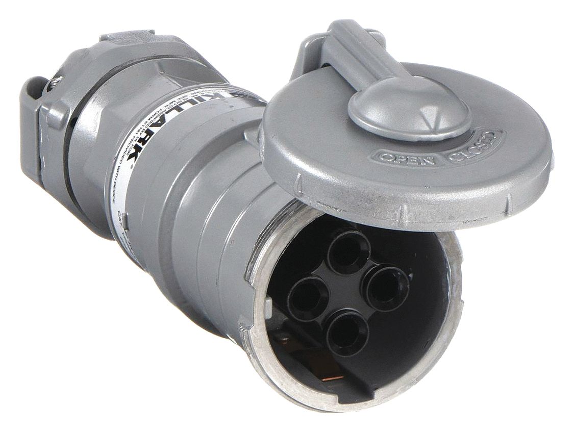 60 A, 250V DC/600V AC, Pin and Sleeve Connector - 2NVR9|VPR6455 - Grainger