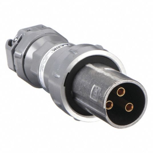 100 A, 250V DC/600V AC, Pin and Sleeve Plug - 2NVT1|VP10387 - Grainger