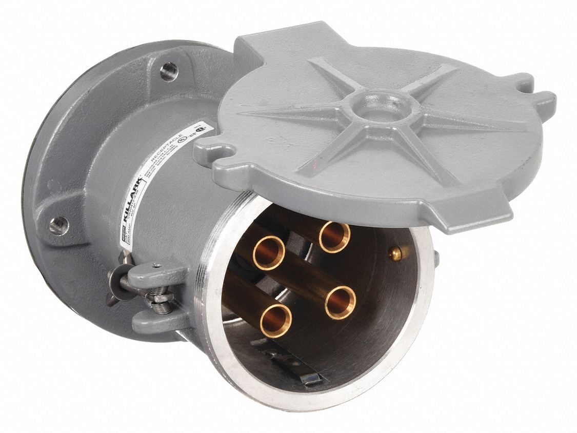 200 A, 600V AC/250V DC, Pin and Sleeve Receptacle - 2NVY1|VR20412-S39 ...