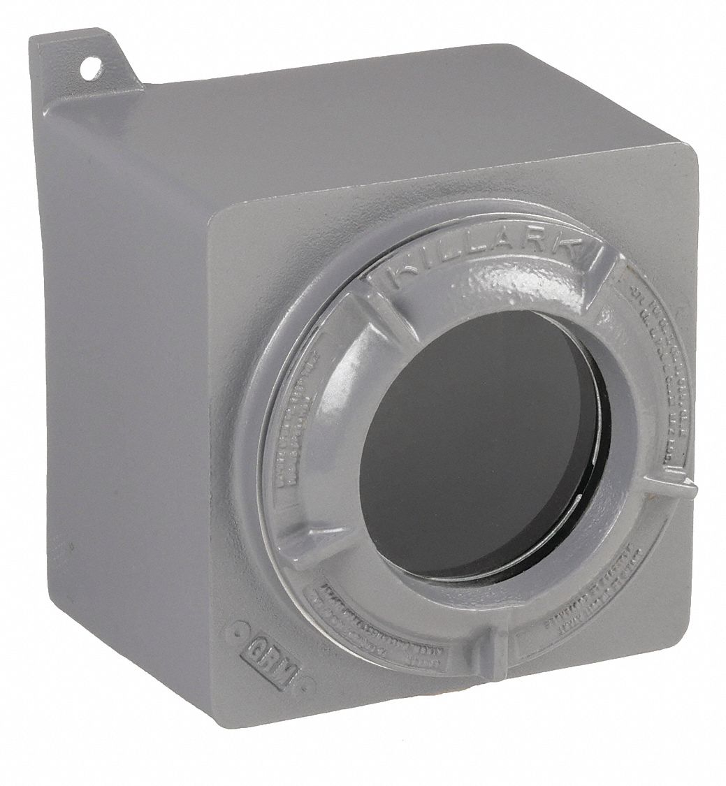 HUBBELL KILLARK, Enclosure and Lens Cover, 4 in x 6 in x 5 in ...
