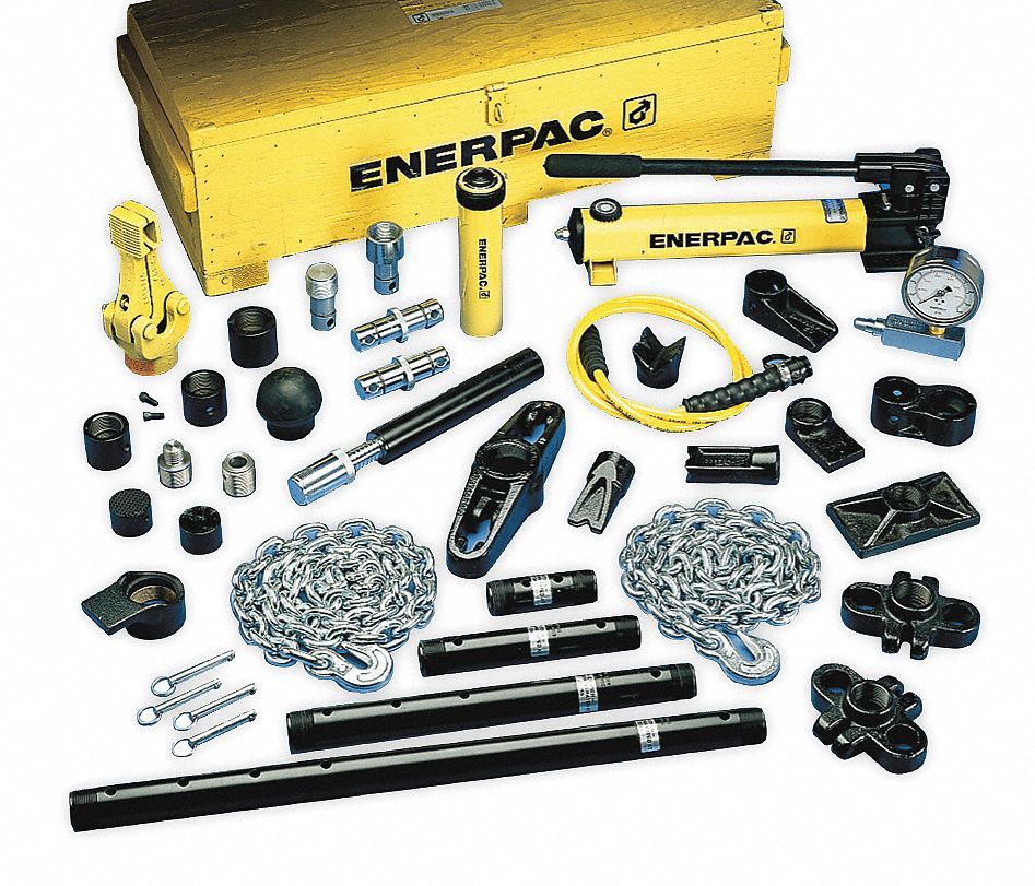 ENERPAC, 12.5 ton Capacity with Attachments, Mfr. No. RC-256 ...
