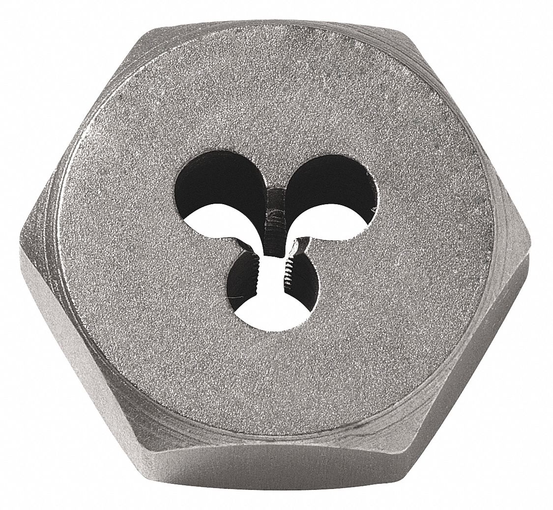 BOSCH, Solid, Carbon Steel, Hex Threading Die - 2NWR1|BHD1024 - Grainger