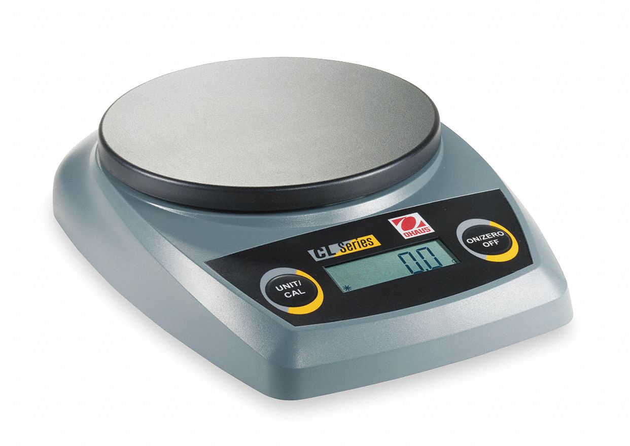 Compact Bench Scale, LCD Scale Display, Weighing Units g - Grainger