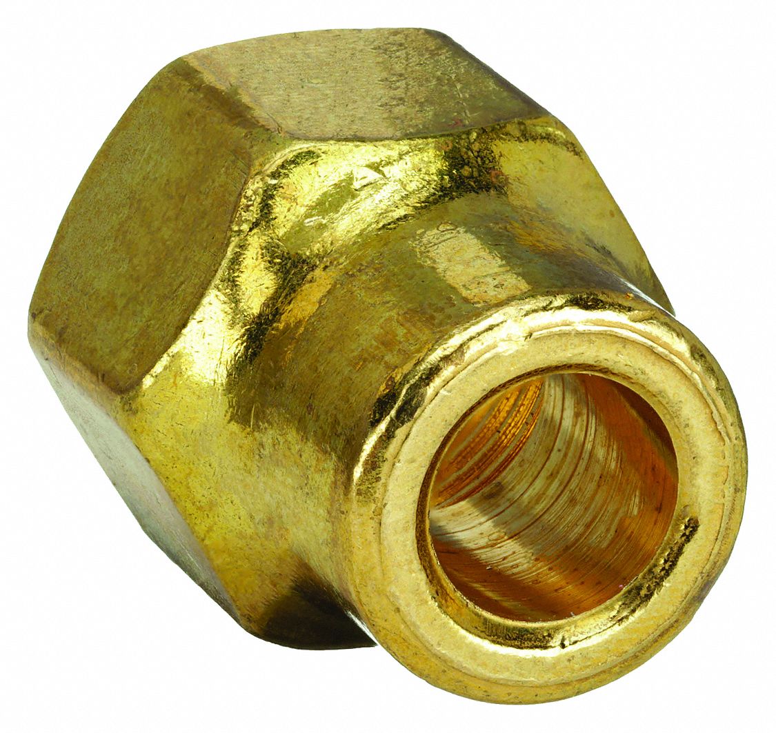 1/2 in OD Fitting Size, Flared, Long Forged Nut - 2P149|14FL-8 - Grainger