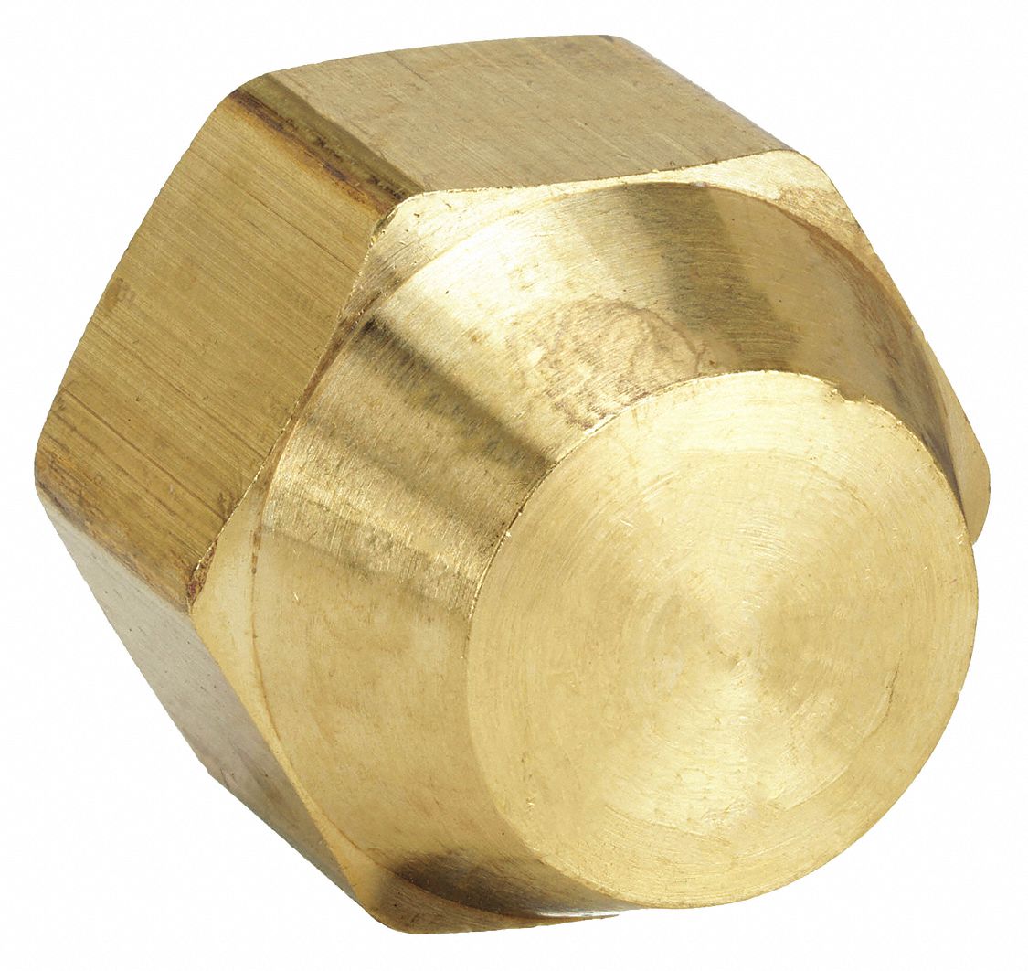 1/2 in OD Fitting Size, Flared, Flared Fitting Cap - 2P172|640F-8 ...