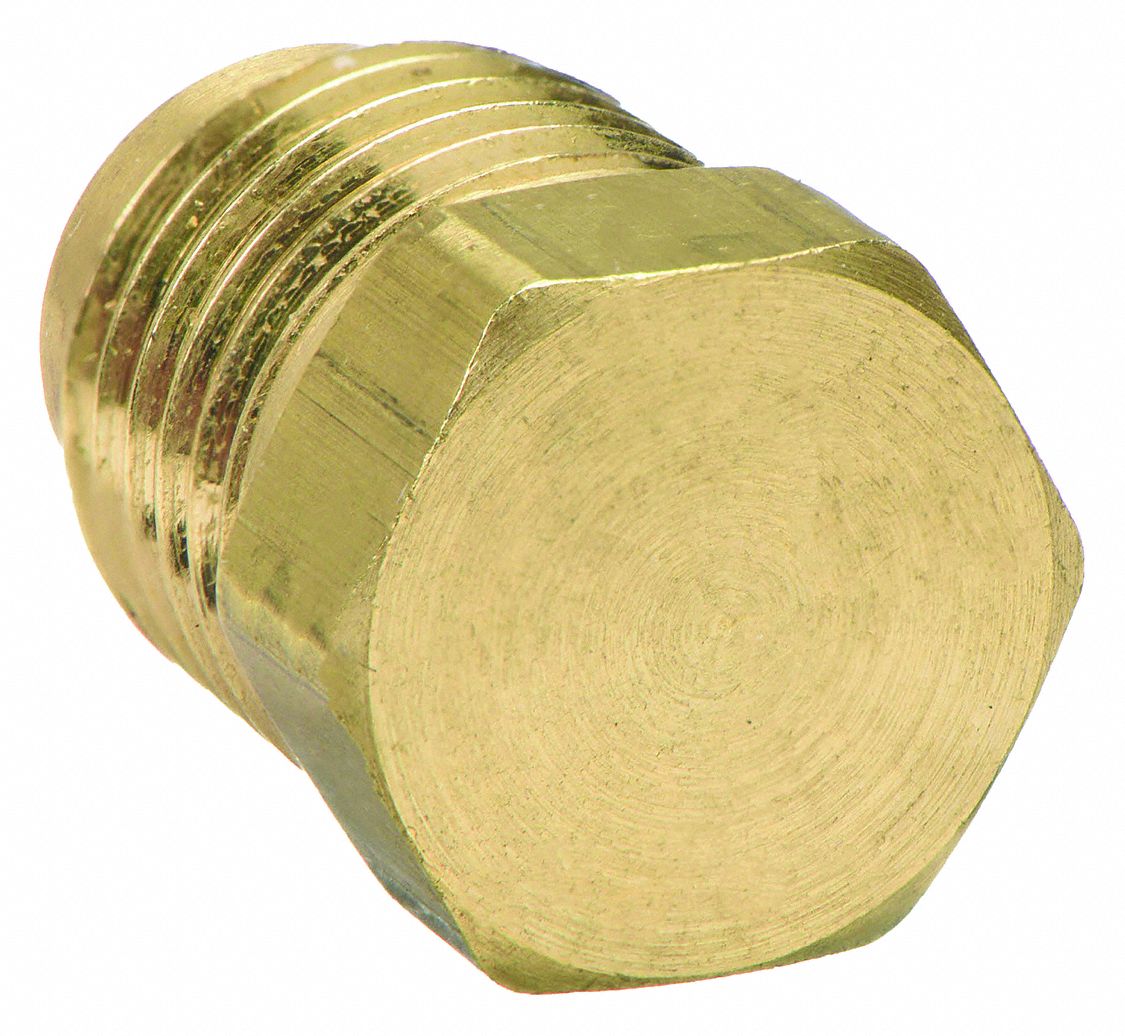 1/4 in OD Fitting Size, Flared, Flared Fitting Plug - 2P174|639F-4 - Grainger