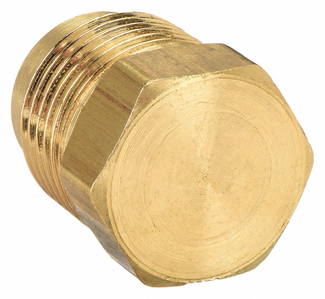 3/8 in OD Fitting Size, Flared, Flared Fitting Plug - 2P175|639F-6 ...