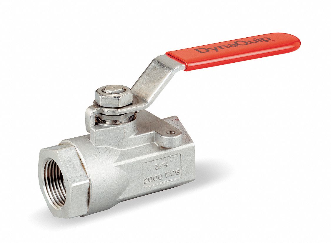 Ball Valve, Pipe Size 1/2 in - Grainger