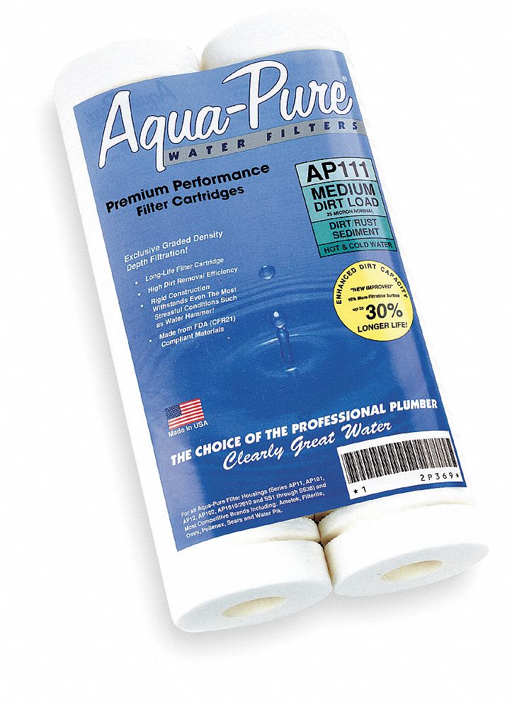 Graded Density Filter Cartridge, PK 2 - Grainger