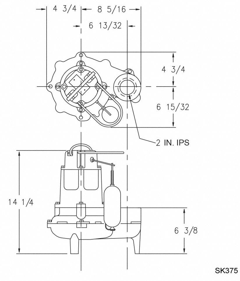 ZOELLER Sewage Ejector Pump, HP 1/2, Flow Rate @ 10 Ft. of Head 85.0 ... ZOELLER Sewage Ejector Pump, HP 1/2, Flow Rate @ 10 Ft. of Head 85.0 ...